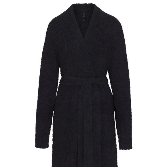 SKIMS | Intimates & Sleepwear | New Skims Onyx Cozy Knit Robe In Xxsxs ...